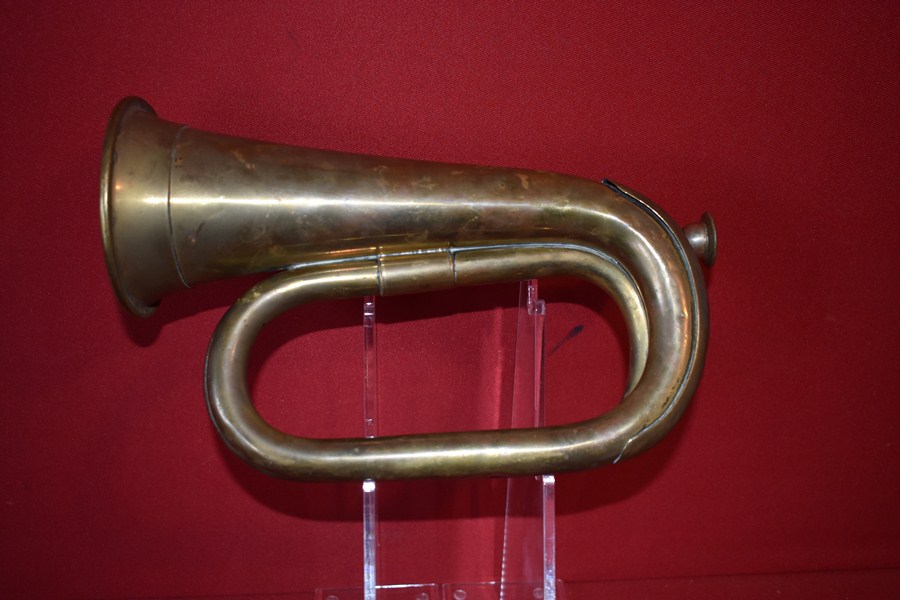 VICTORIAN PERIOD BRITISH ARMY BUGLE-SOLD