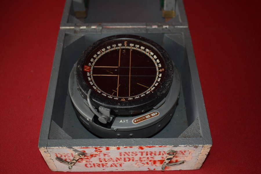 WW2 RAF/RAAF BOXED AIRCRAFT COMPASS-SOLD