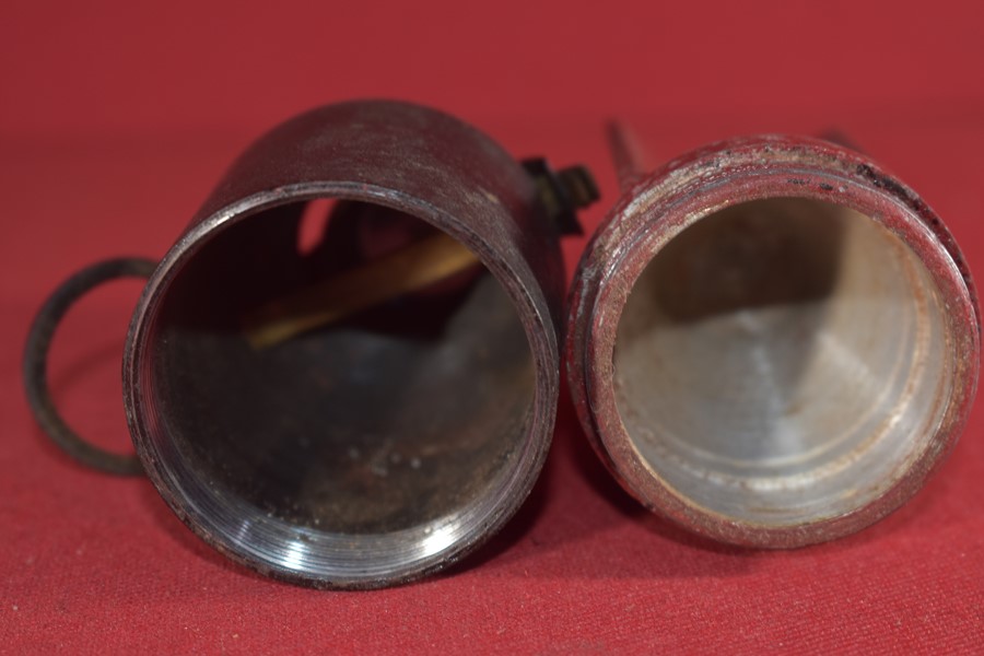 WW2 ITALIAN M35 RED DEVIL GRENADE- DE ACTIVATED-SOLD