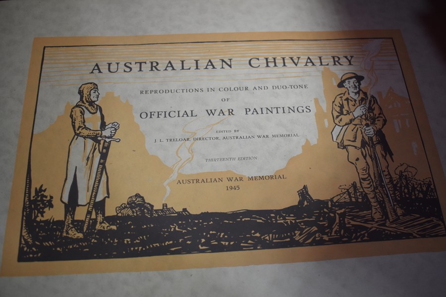 AUSTRALIAN WAR MEMORIAL BOOK 'AUSTRALIAN CHIVALRY'.