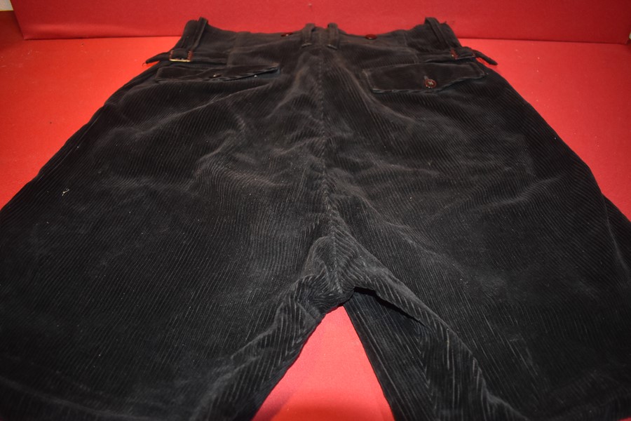 WW2 GERMAN HITLER YOUTH CORDROUY SHORTS-SOLD