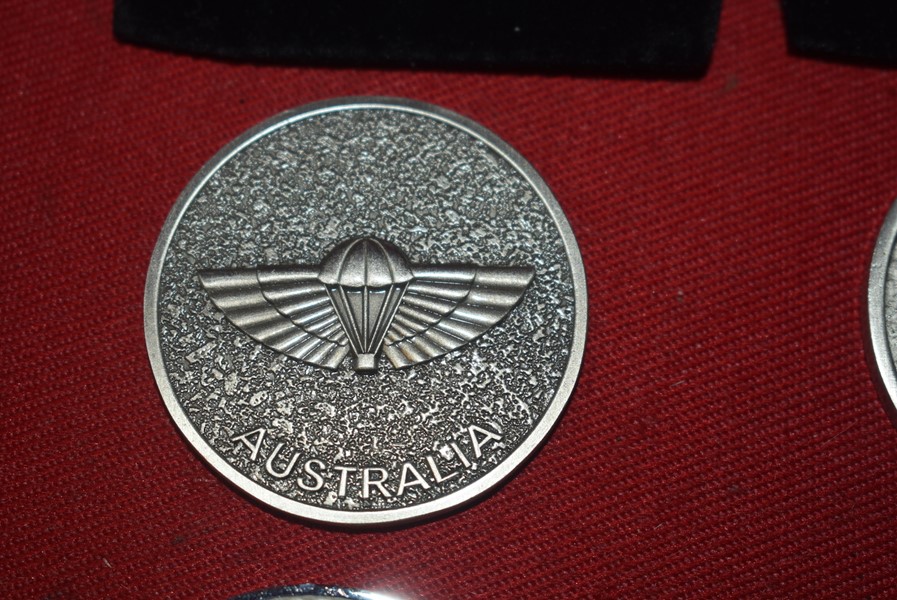 SASR AND 2ND COMMANDO REGIMENT CHALLENGE COINS-SOLD