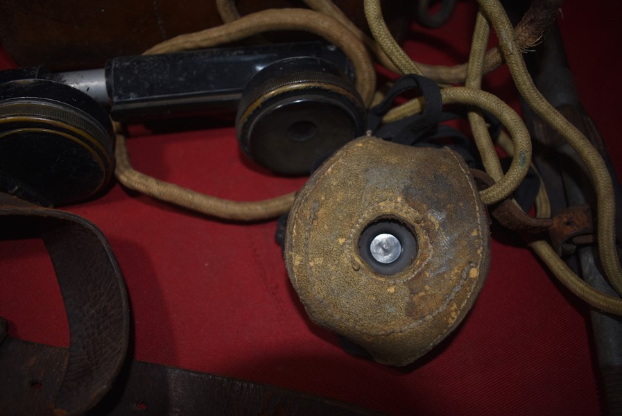WW1 FIELD TRENCH TELEPHONE SET MARTINS MKIII DATED 1916-SOLD