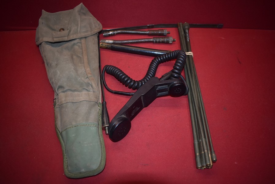 AN-PRC 77 RADIO SET ACCESSORIES AND BAG-SOLD