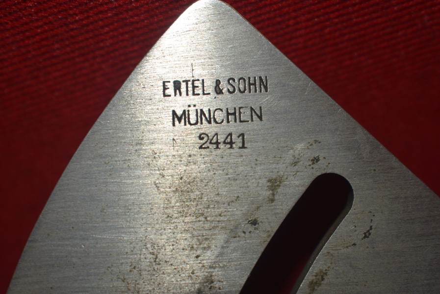 WW1 GERMAN ARTILLERY GUNNERS QUADRANT IN ORIGINAL CASE-SOLD