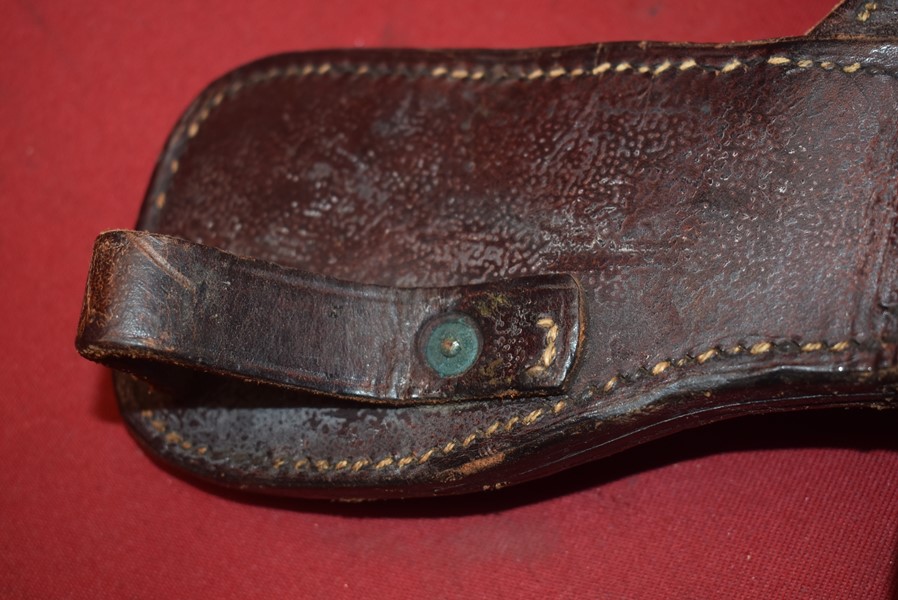 ORIGINAL LEATHER RIFLE BUCKET FOR THE 303 RIFLE 1939 DATED-SOLD