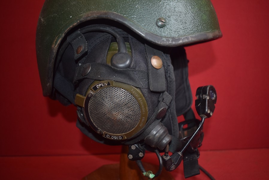 COMBAT VEHICLE CREWMANS HELMET IRAQ WAR-SOLD