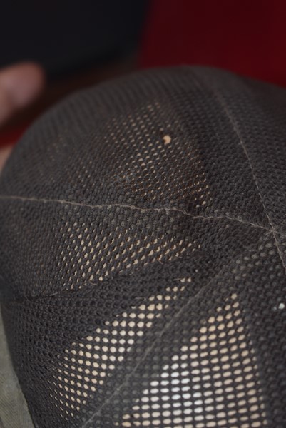 WW2 GERMAN LUFTWAFFE SUMMER MESH PILOTS FLIGHT HELMET AND GOGGLES-SOLD