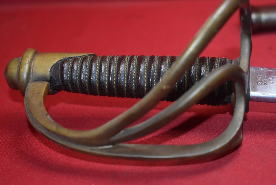 US CIVIL WAR HEAVY CAVALRY SWORD BY AMES 1862-SOLD JB