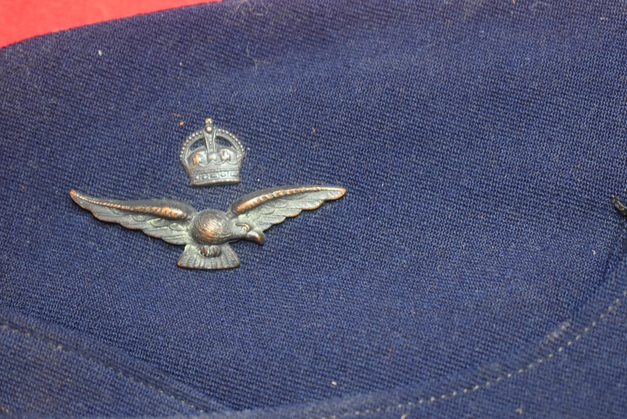 WW2 AUSTRALIAN RAAF OFFICERS SIDE CAP