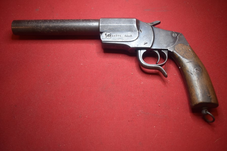 WW1 IMPERIAL GERMAN MODEL 1894 HEBEL TRENCH/FLARE PISTOL-SOLD