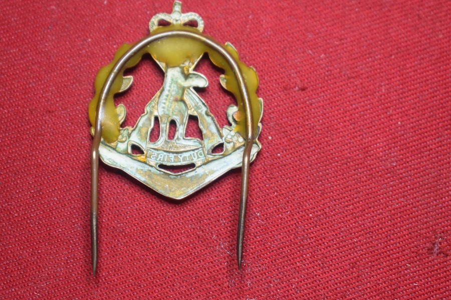 ROYAL AUSTRALIAN REGIMENT (RAR) SKIPPY HAT BADGE-SOLD