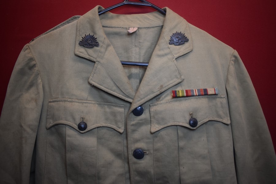 WW2 WESTERN AUSTRALIAN NAMED ARMY OFFICERS TUNIC-ON HOLD BM-SOLD