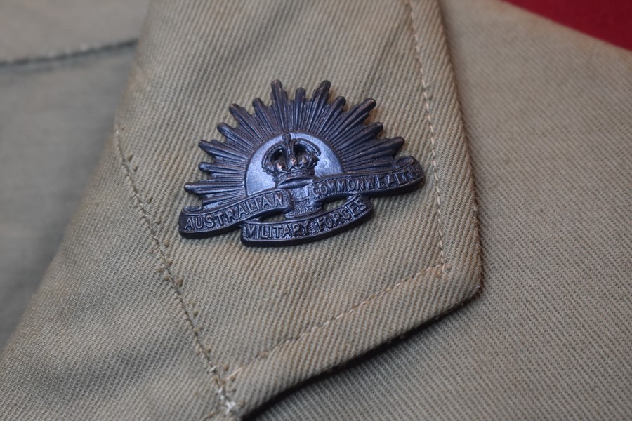 WW2 WESTERN AUSTRALIAN NAMED ARMY OFFICERS TUNIC-ON HOLD BM-SOLD