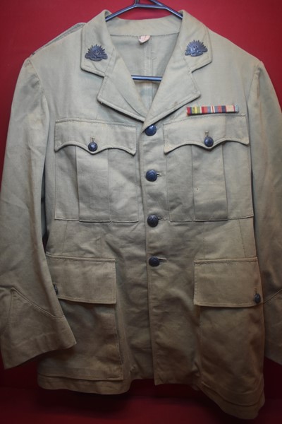 WW2 WESTERN AUSTRALIAN NAMED ARMY OFFICERS TUNIC-ON HOLD BM-SOLD
