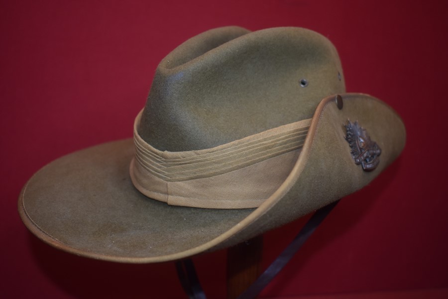 WW2 AUSTRALIAN SLOUCH HAT BY BARDSLEY-SOLD