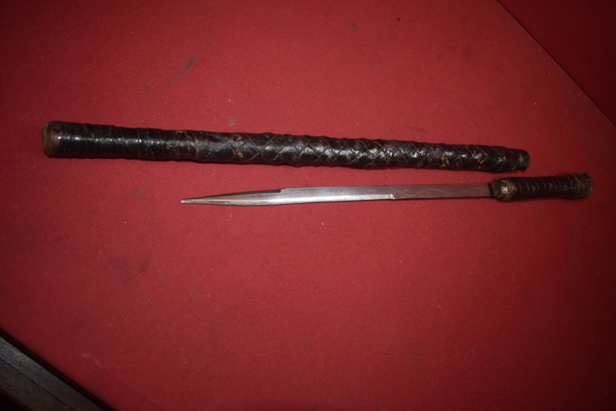BRITISH ARMY OFFICERS SWORD CANE-SOLD