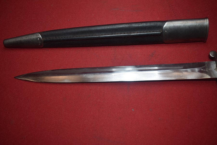 BRITISH PATTERN 1888 BAYONET WITH SCABBARD FOR THE LEE METFORD RIFLE-SOLD