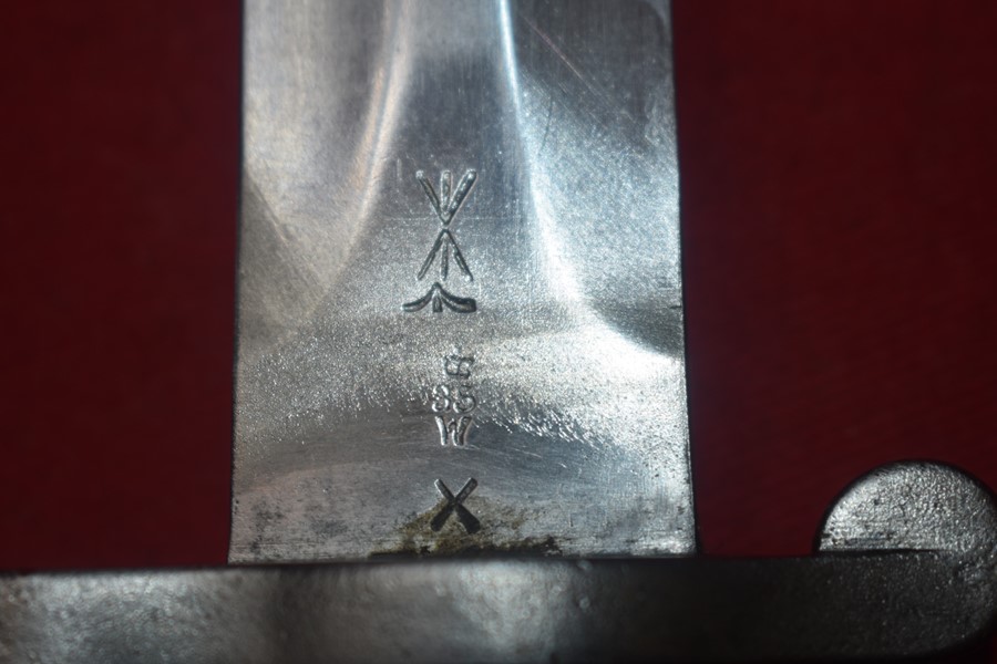 BRITISH PATTERN 1888 BAYONET WITH SCABBARD FOR THE LEE METFORD RIFLE-SOLD