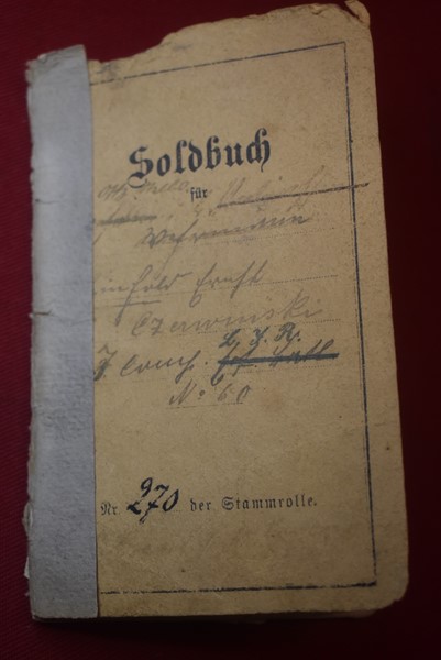WW1 GERMAN SOLDIERS SOLDBUCH