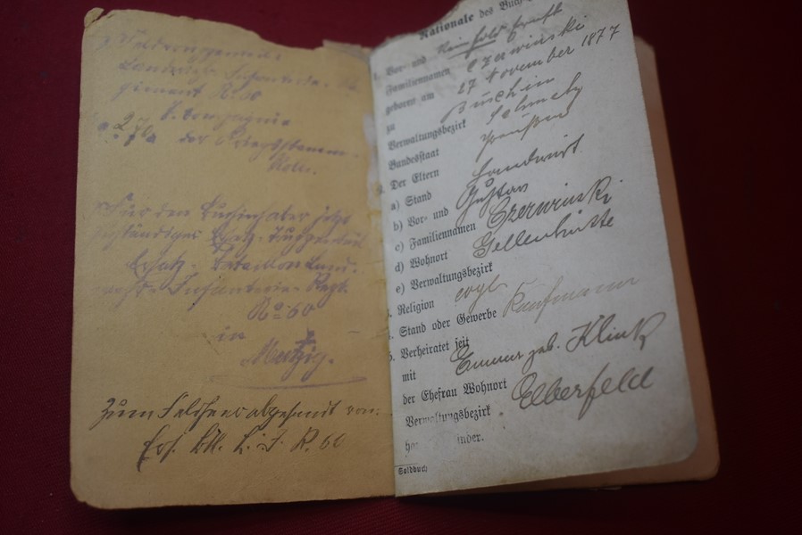 WW1 GERMAN SOLDIERS SOLDBUCH