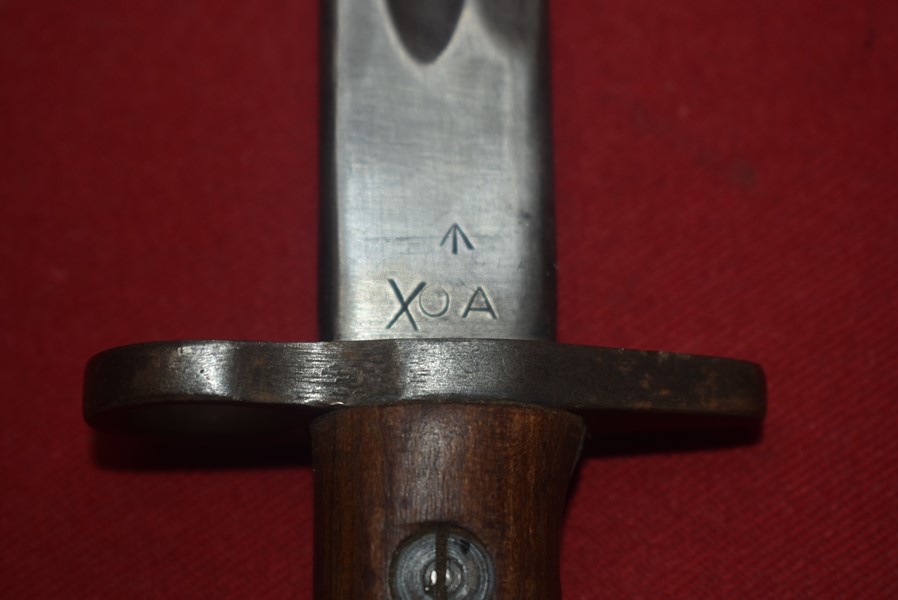 WW2 AUSTRALIAN BAYONET FOR THE 303 RIFLE MADE AT ORANGE ARSENAL-SOLD