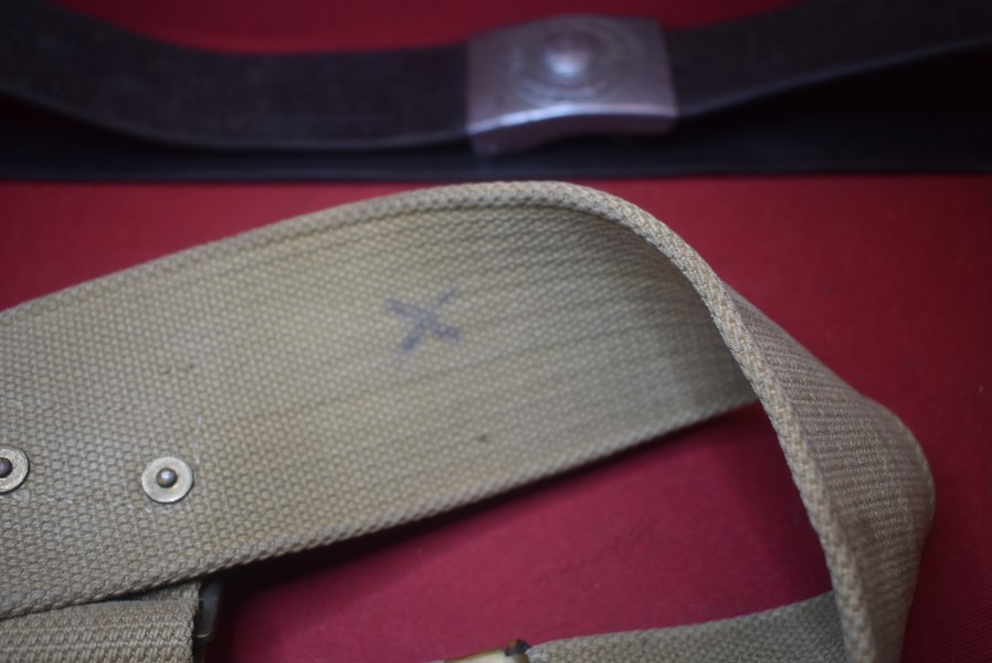 WW1 BRITISH/ AUSTRALIAN P08 WEB BELT