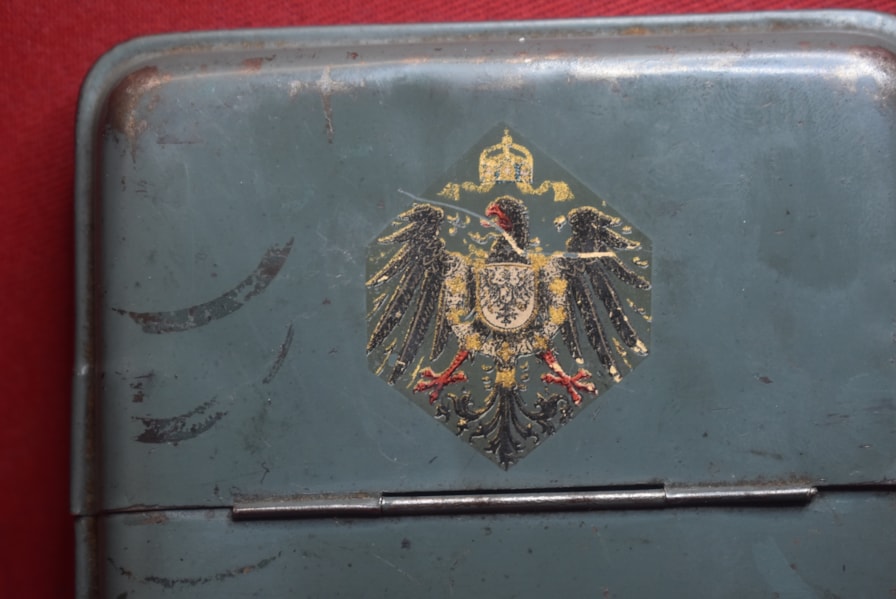 WW1 IMPERIAL GERMAN CIGAR TIN