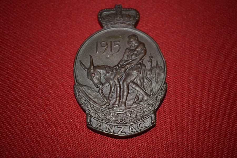 WW1 NEW ZEALAND EXPEDITIONARY FORCE (NZEF) ANZAC MEDALLION-SOLD