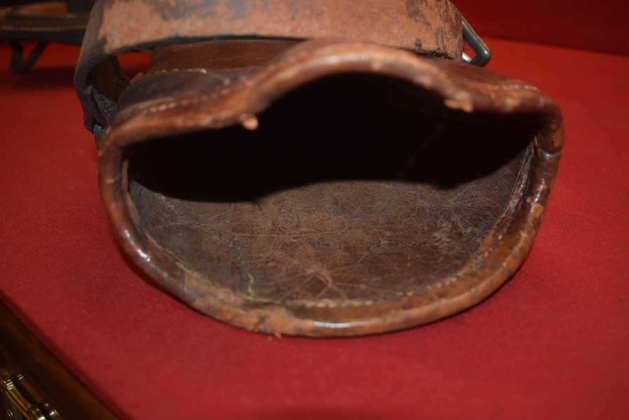 ORIGINAL LEATHER RIFLE BUCKET FOR THE 303 RIFLE 1939 DATED-SOLD
