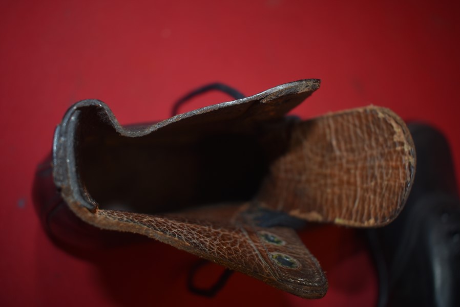 WW2 GERMAN HITLER YOUTH ANKLE BOOTS-SOLD