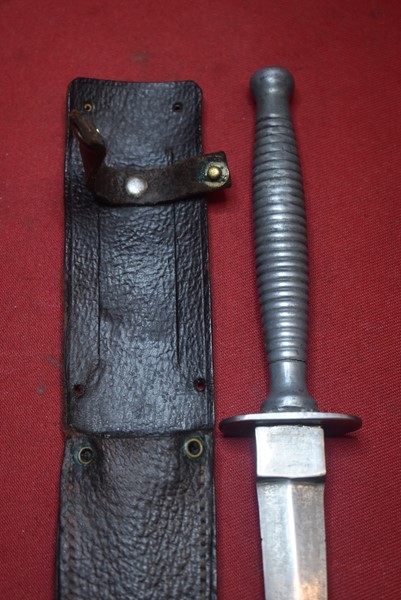 WW2 AUSTRALIAN ARMY COMMANDO STILLETTO KNIFE FS STYLE BY GREGSTEEL-SOLD