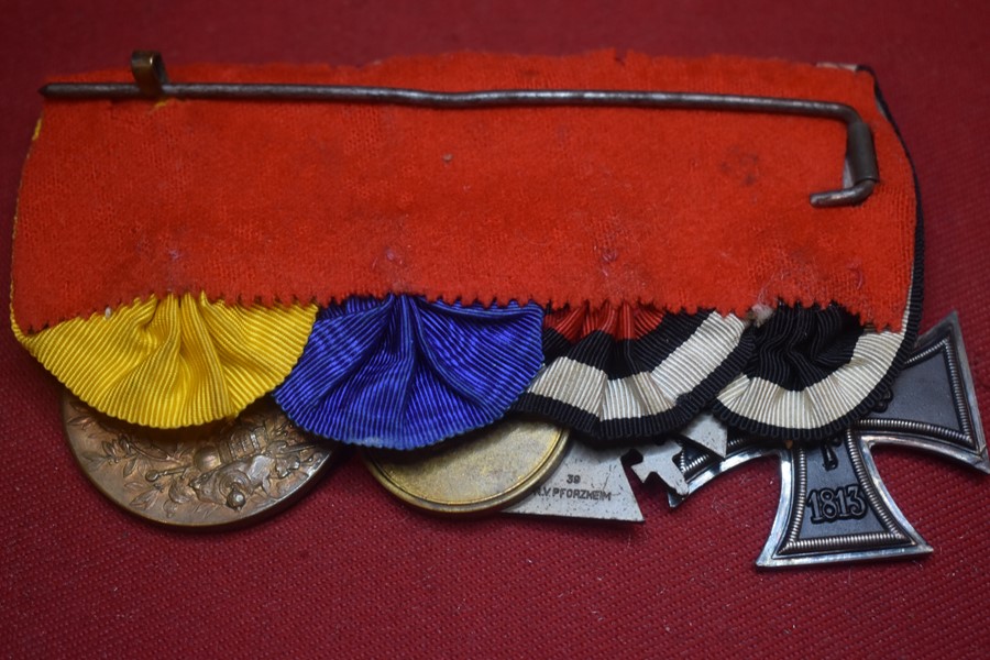 WW1 IMPERIAL GERMAN IRON CROSS 4 MEDAL GROUP